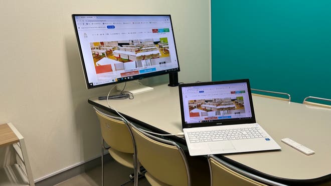 【旭橋駅徒歩5分】定員6+α名!プロジェクター含む備品・高速Wi-Fi無料!東町101会議室の写真9