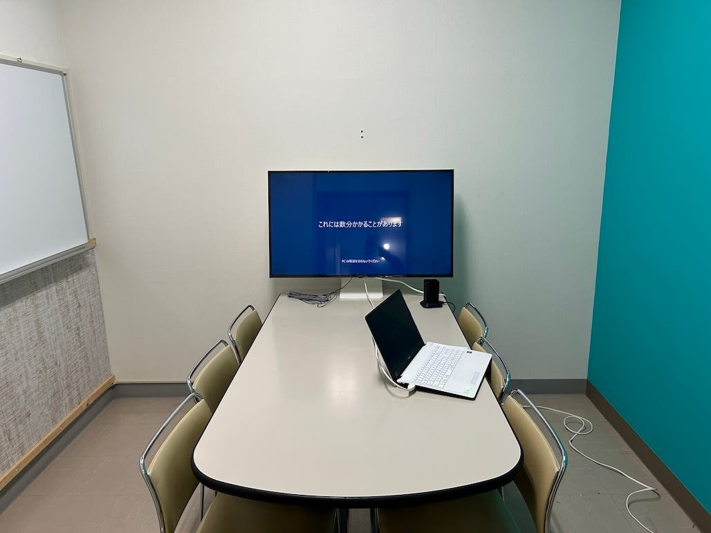 【旭橋駅徒歩5分】定員６＋α名！プロジェクター含む備品・高速Wi-Fi無料！東町101会議室の写真5