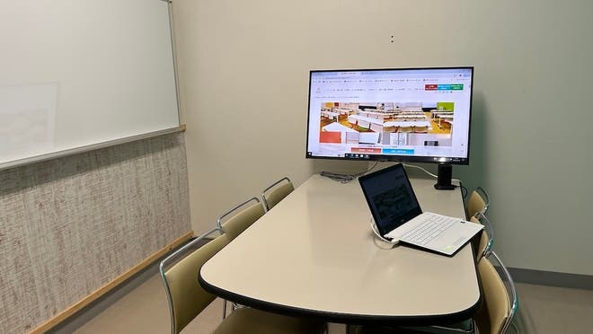 【旭橋駅徒歩5分】定員6+α名!プロジェクター含む備品・高速Wi-Fi無料!東町101会議室の写真4