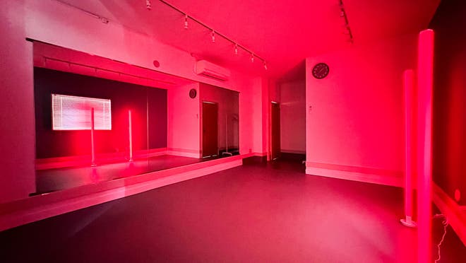 【地域最安値✨】JR西日暮里5分!最高級舞台床リノリウム・ダンス・バレエ・フラダンス等気軽に使えるかわいいスタジオ!の写真13