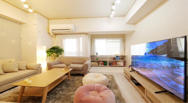 🍉pop新大阪3号店🏝️✨ ゆったり過ごすプライベート空間🧡 / 防犯カメラなし / デート💓歓送迎会✨映画鑑賞🎬