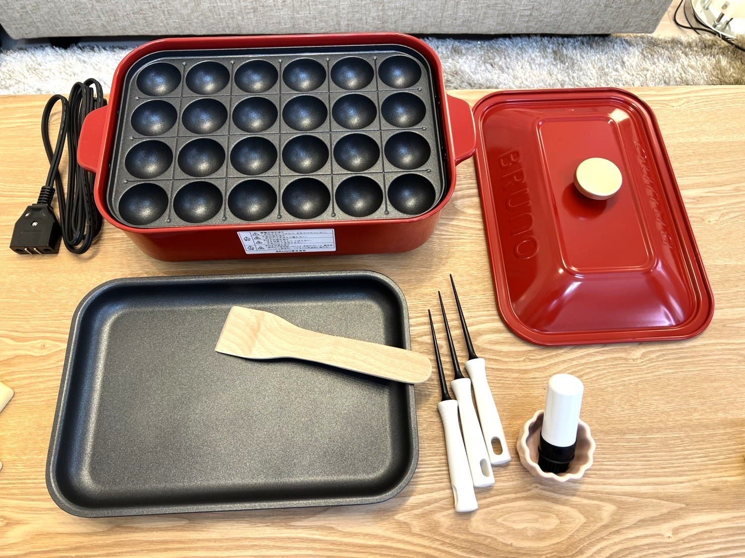 たこ焼き器🐙＋ホットプレート（BRUNO）の画像1