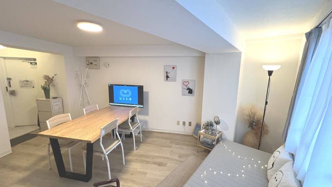 三田駅徒歩4分🚃クリスマス🎄会議👬撮影📹最大8名👫24H利用可能⏲おうちデート🏠始発待ち🚃シャワー🚿の写真1