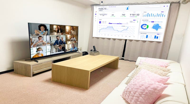 【吉祥寺3分駅近】✨ルームルーム貸会議室🎉60型大テレビ✨ 高速wifi✨ゲーム📺ネトフリ・アマプラ 📶😊