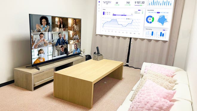 【吉祥寺3分駅近】✨ルームルーム貸会議室🎉60型大テレビ✨ 高速wifi✨ゲーム📺ネトフリ・アマプラ 📶😊の写真1