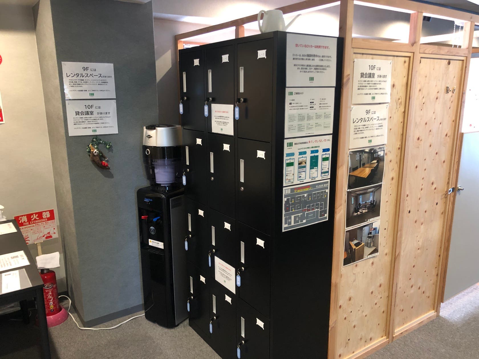 人気の角部屋！1名鍵付き個室ブース【徒歩２分神戸駅前スキマ】 / （8階R-10）の写真13