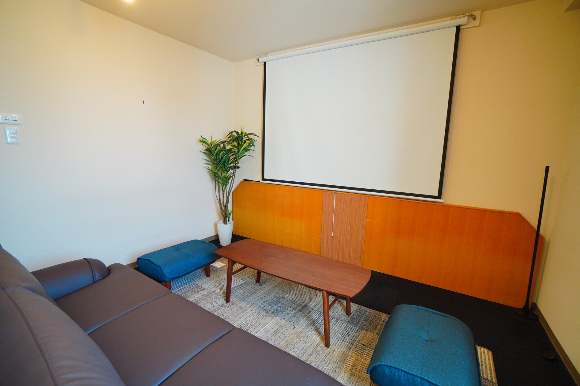 ＜豊橋駅前プライベートスペース923＞スマートプロジェクター付きのシネマスペース🎥100インチスクリーン/Wi-Fiあり📶の写真10