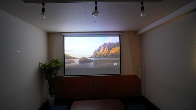 <豊橋駅前プライベートスペース923>スマートプロジェクター付きのシネマスペース🎥100インチスクリーン/Wi-Fiあり📶の写真14