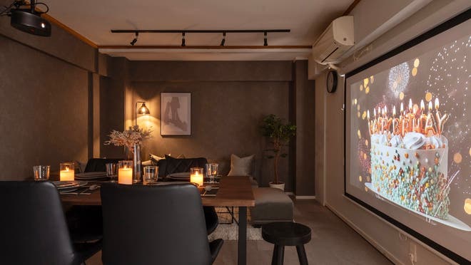 内幸町駅1分/新橋駅4分🚃大型プロジェクター🎬大人気ゲーム機🎮女子会💗12名着席可🍷24h🎉1日1回スタッフ完全清掃の写真7