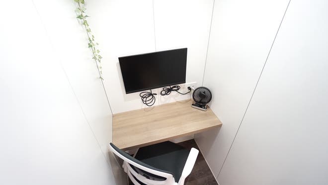 <日暮里MH WORK BOX No.2>日暮里駅徒歩3分✨完全個室🚪光回線Wi-Fi📶モニター🖥️電源🔌テレワーク/面接/自習の写真3