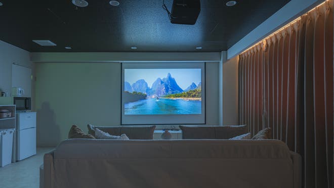 スペモ🎬クリスマス🎄新橋駅8分❗映画鑑賞🎥プロジェクター👀ゲーム🎮パーティー💖594_CINEMA新橋の写真5