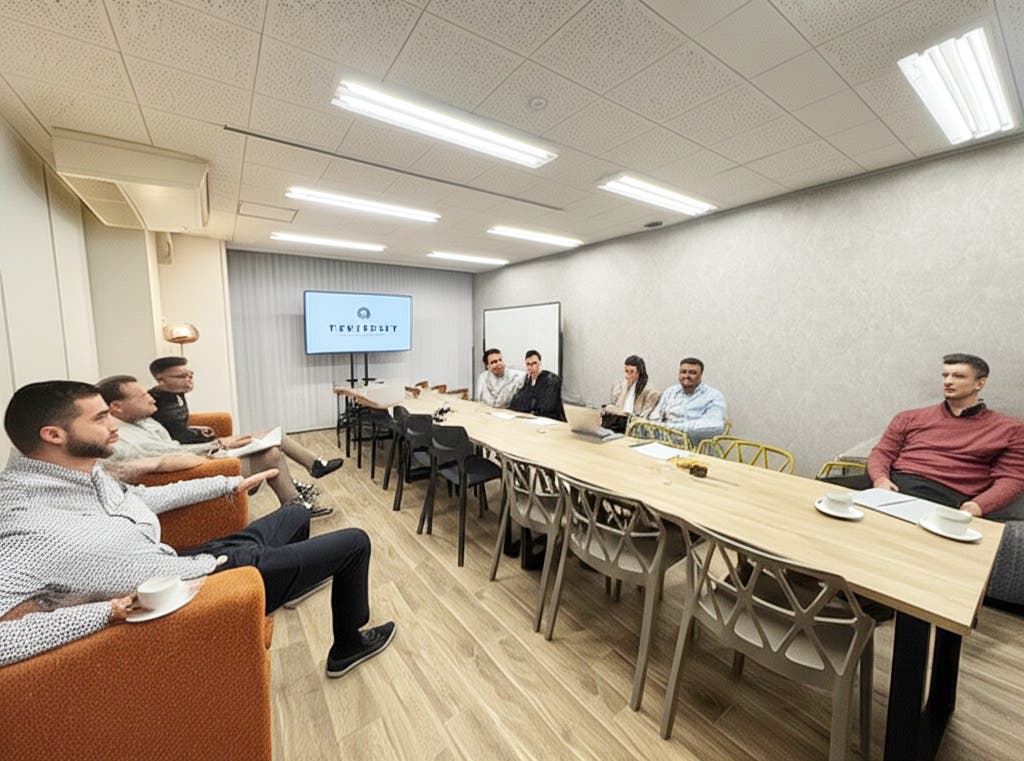 駅直結！新橋駅徒歩1分｜最大24名｜セミナー、ワークショップ、勉強会、控え室や懇親会に最適！レンタルスペース『エミール・ガレ』の写真3