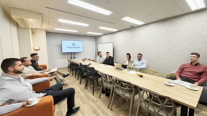 駅直結!新橋駅徒歩1分|最大24名|セミナー、ワークショップ、勉強会、控え室や懇親会に最適!レンタルスペース『エミール・ガレ』の写真3