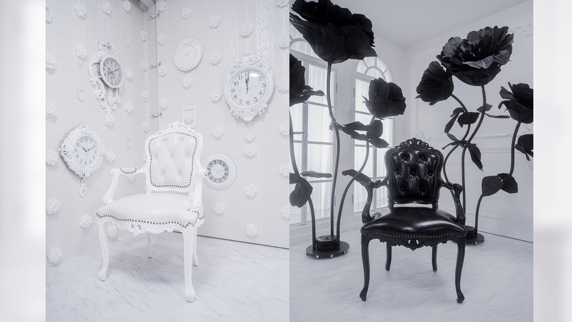 ✨NEW✨四谷三丁目駅徒歩5分💨白黒赤の3色を基調としたブース展開🤍🖤💖自然光のような窓際ライトで24時間全天候OKの写真8