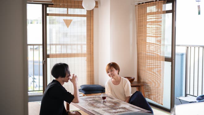 二面採光・和室・本棚のあるスタジオの写真4