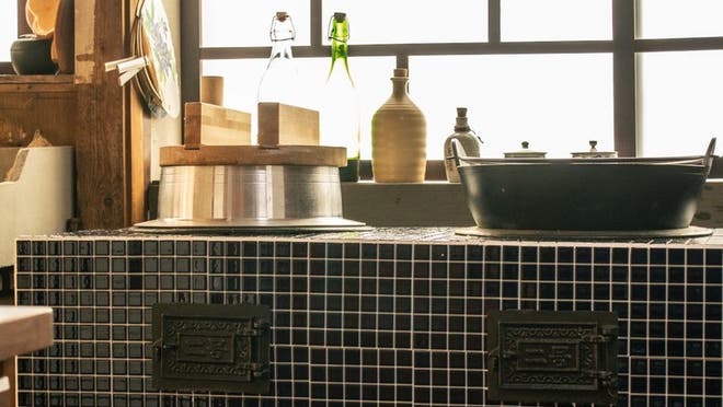 かまどのある小さな隠れ家スタジオ🌸 #大正ロマン #昭和レトロ #レトロ #着物 #朝ドラ #コスプレ #ポートレートの写真11