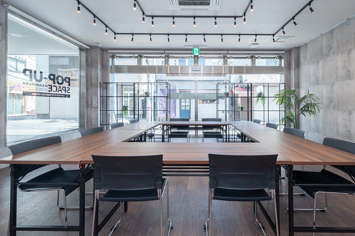 【P1】大船駅から徒歩3分の「POP-UPスペース」「貸ギャラリー」です。※商店街の路面店（1F）の写真1