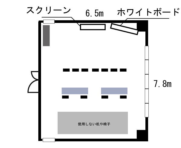 7階B室【堀江・アメ村エリア！駅から徒歩30秒！】１０～３８名まで。無料備品も多数！同ビル内に複数会場ございますの写真13