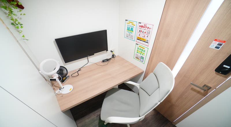 ＜ワークブース町田駅前No.1＞町田駅徒歩2分✨完全個室🚪Wi-Fi📶モニター🖥️電源🔌テレワーク/面接/自習/作業