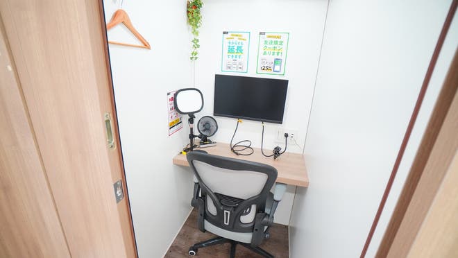 <ワークブース町田駅前No.2>町田駅徒歩2分✨完全個室🚪Wi-Fi📶モニター🖥️電源🔌テレワーク/面接/自習/作業の写真3