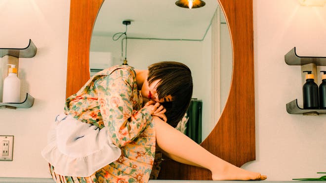 【目黒/西小山/レトロ×アンティーク美容室スタジオ】床屋モチーフ/背景スタンド/照明機材/ゴミ捨ておまかせの写真15