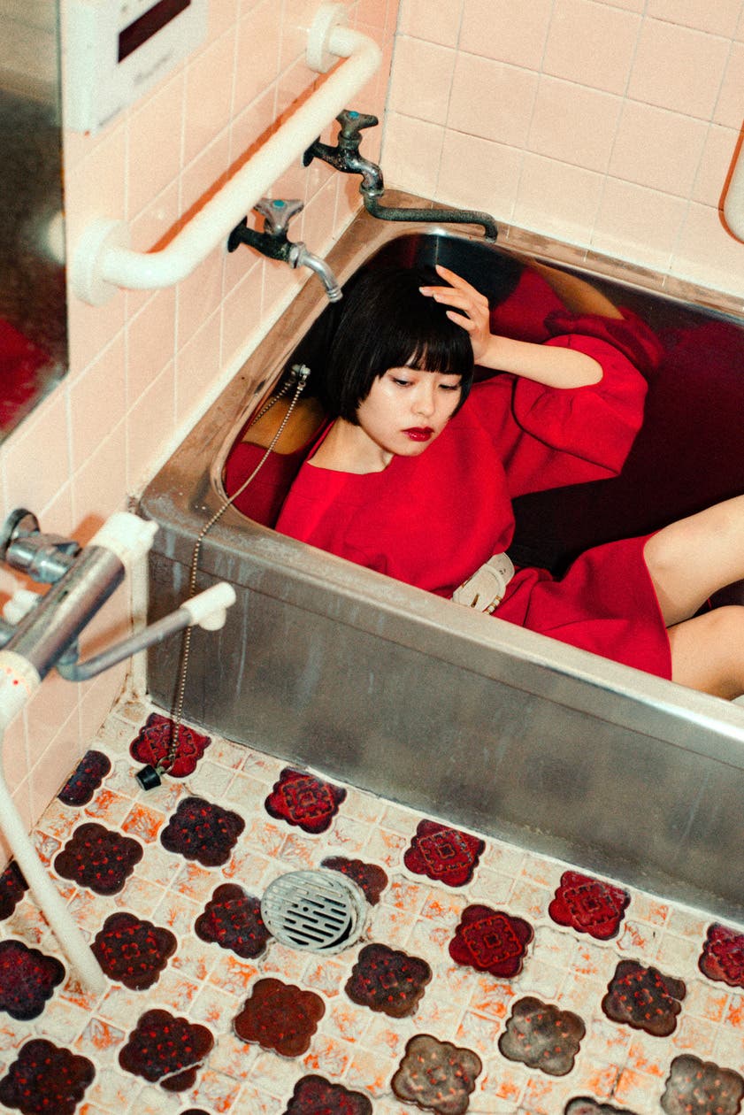 【目黒/西小山/レトロ×アンティーク美容室スタジオ】床屋モチーフ/背景スタンド/照明機材/ゴミ捨ておまかせの写真19