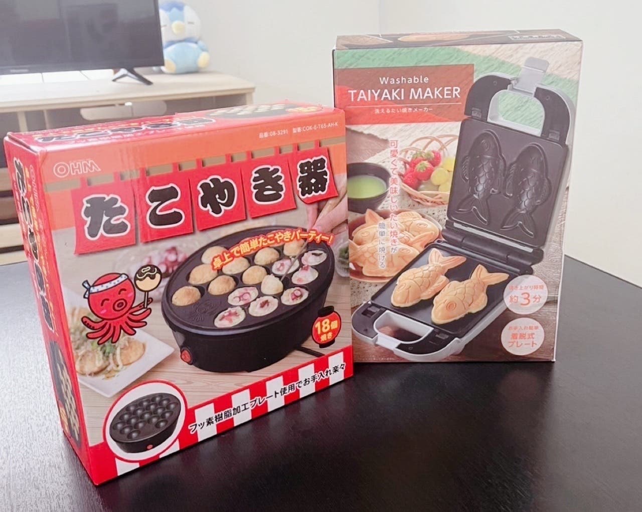 たこ焼き器＆たい焼き器セットの画像1