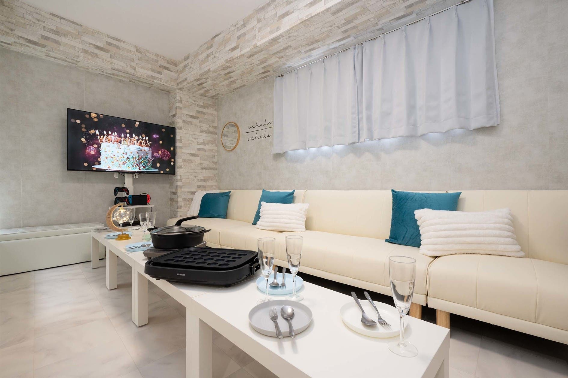 NEW🎉最大20名🉐東梅田駅3分🥳大人気ゲーム機🎮女子会💗推し活🌟タコパ🐙パーティ🥂24H🏪Perle梅田の写真8