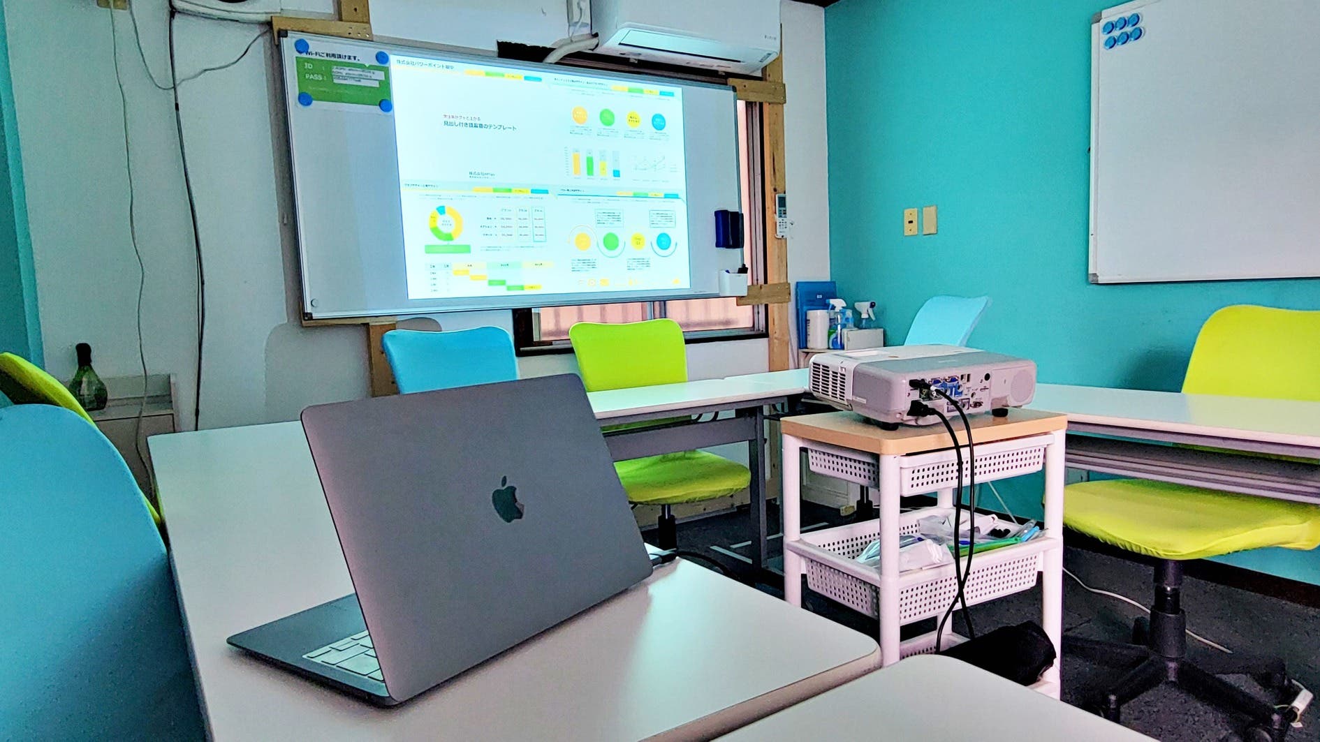 梅田北、中津駅すぐ！無料WiFi/プロジェクター/白板・黒板♪２４時間利用可な格安会議室の写真16