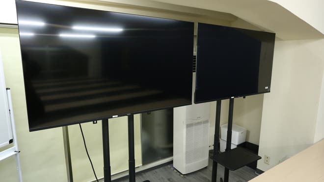 大門駅3分/大型モニター2台完備で後方席でも視認性◎/30人以上/セミナー/講習会/ストロボ撮影/会議/オーディションの写真11