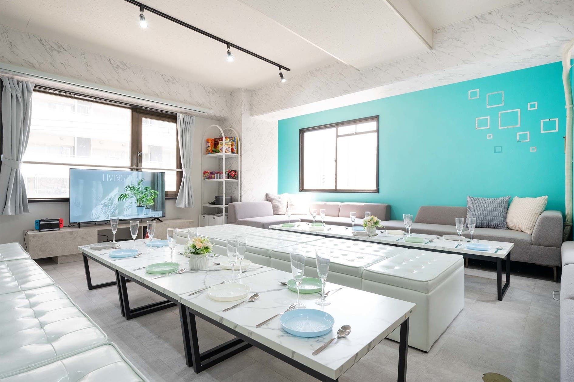 NEW🎉クリスマス🎄最大50名🉐駅5分🚋忘年会🍺大人気ゲーム機🎮女子会💗タコパ🐙24H🏪marble三宮の写真2