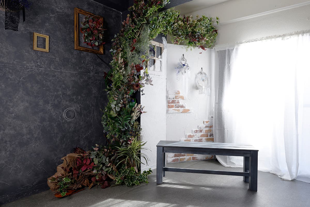 江戸川橋徒歩7分/広い更衣室/アンティーク・レンガ・学校風ブースの写真6