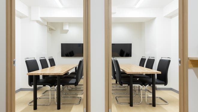 【Seeds Co-work 広島駅前】6名会議室A モニター・フリードリンク付きの写真6