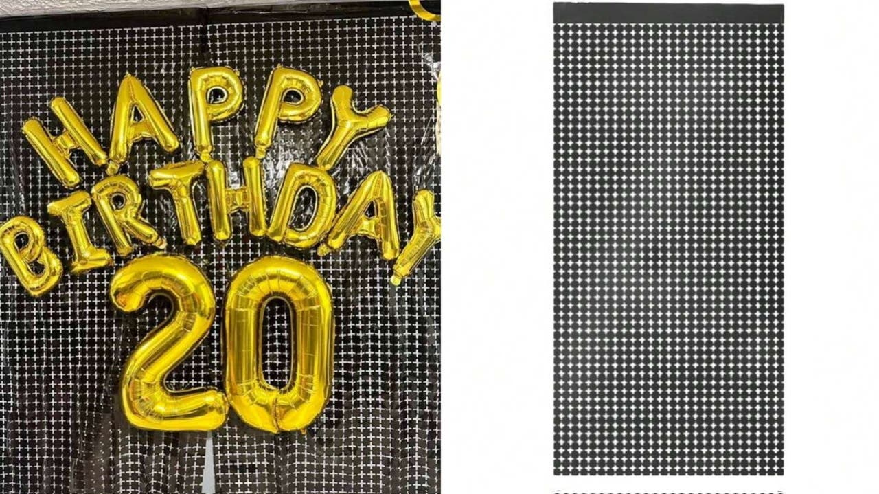 購入品｜デコレーション用カーテン｜黒の画像1