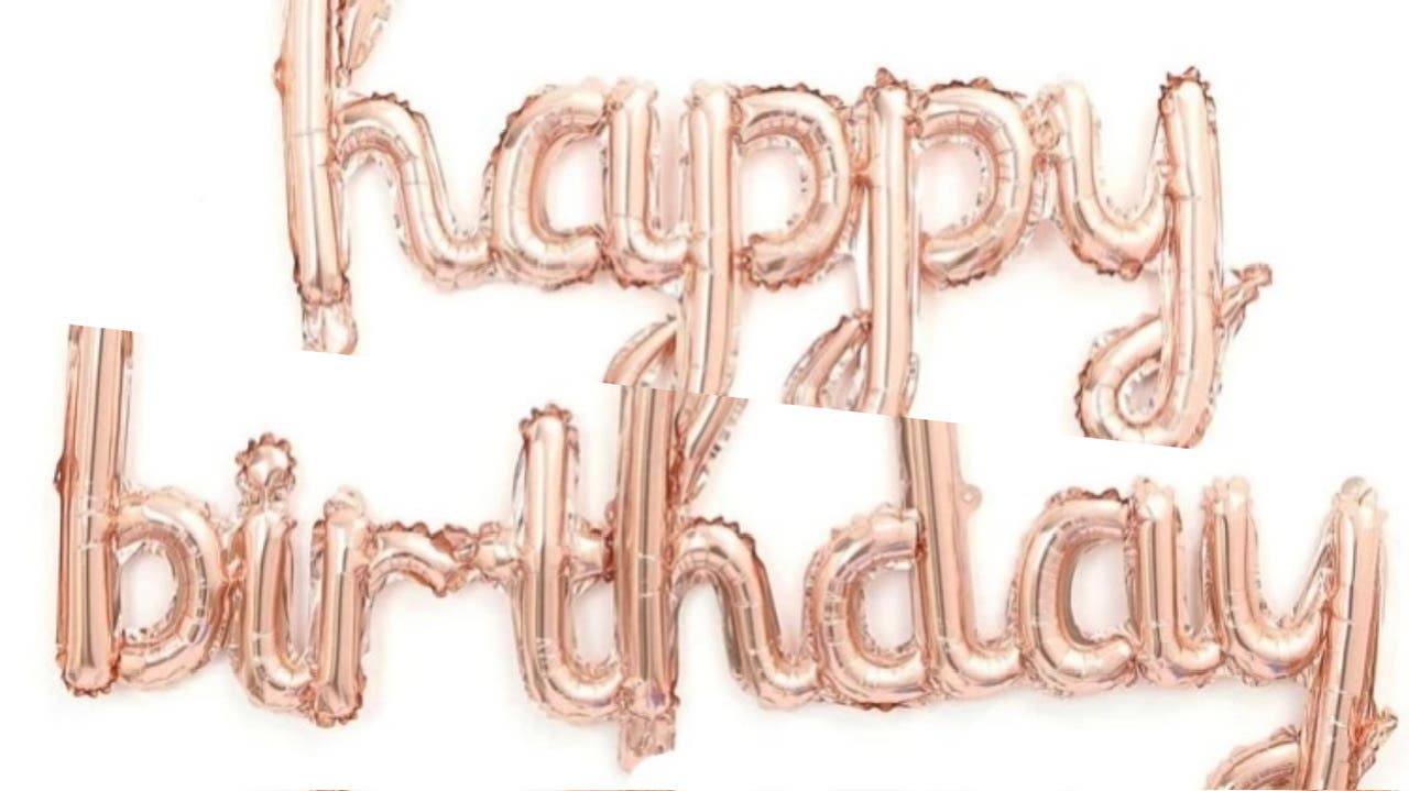 購入品｜happy birthday 風船の画像1