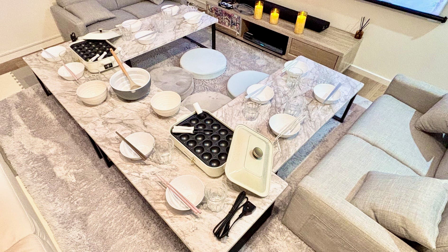 心斎橋駅すぐ＜24H利用可＞使い勝手抜群のパーティースペース❣優雅デートも❣100㌅映画鑑賞◎の写真6