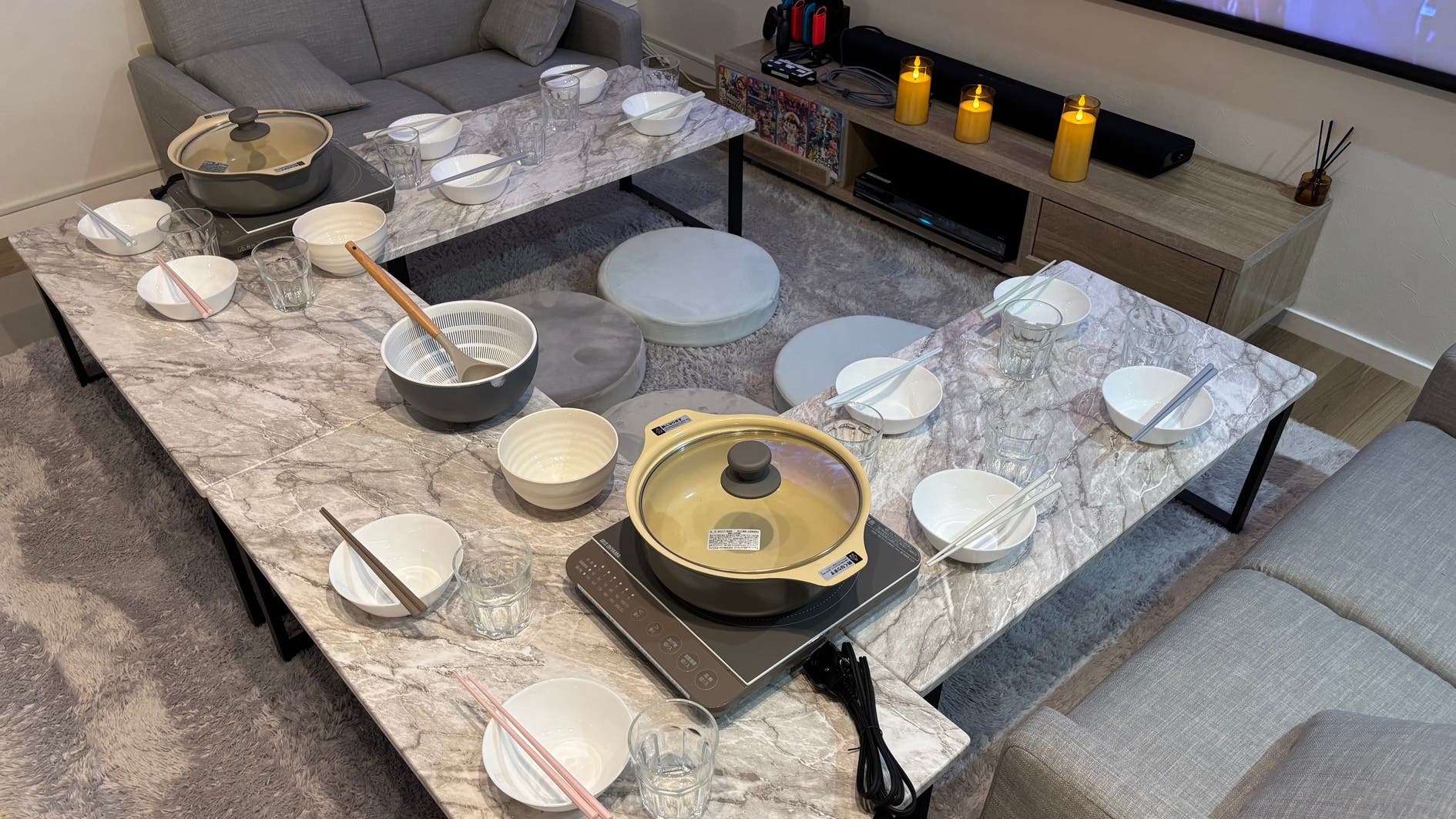 心斎橋駅すぐ＜24H利用可＞使い勝手抜群のパーティースペース❣優雅デートも❣100㌅映画鑑賞◎の写真7