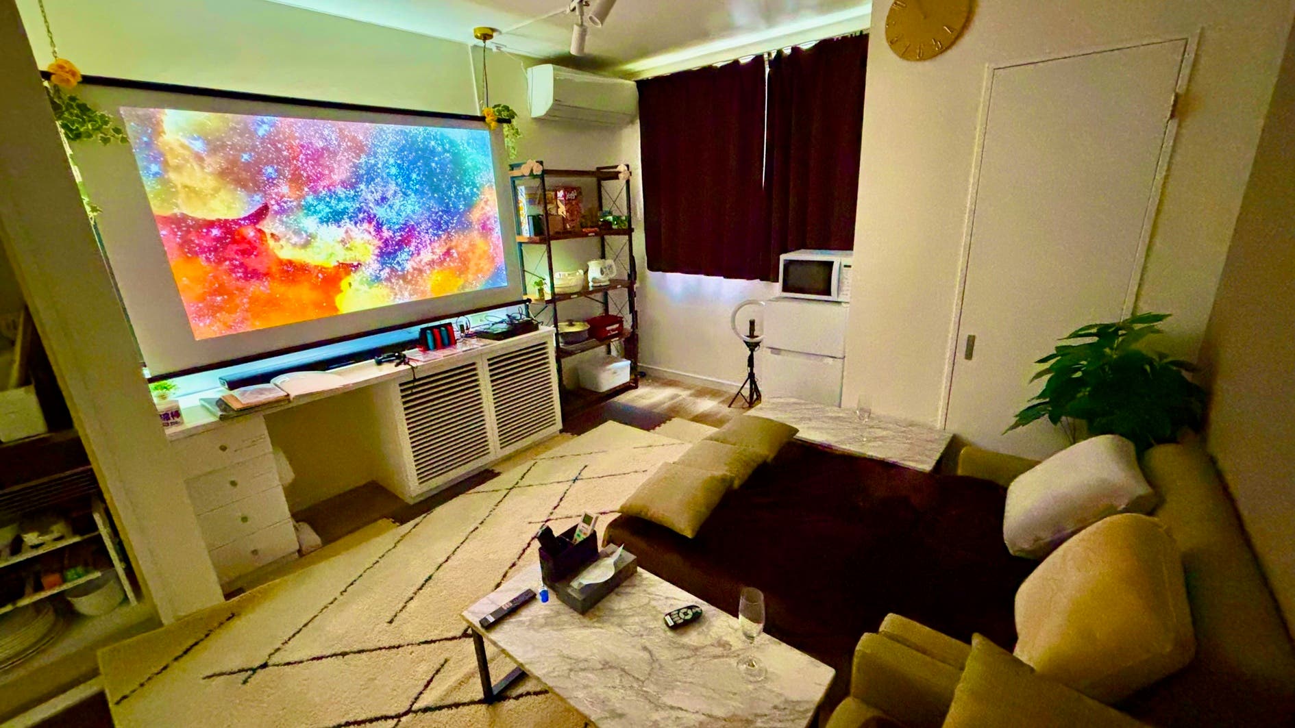 【8名まで可】デートも◎心斎橋駅５分🔥24H🈺パーティー空間誕生❣️80㌅スクリーン＆ドルビー音質でマイ映画館🎬地デジも◎の写真2