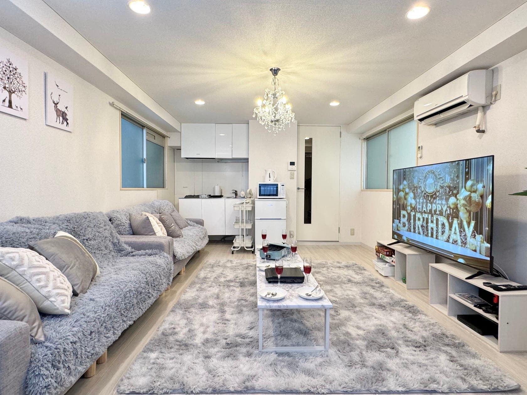 🫧リニューアル🤍推し活👼女性大人気のスペース💖撮影🎀超大型65型TV🎗コスプレ🥻女子会/デート💃ママ会🍺合コンの写真4