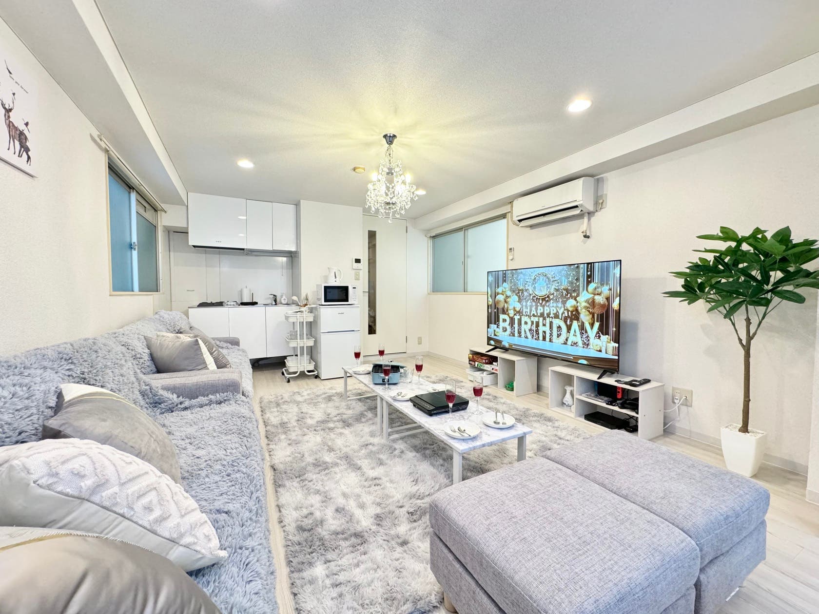 🫧リニューアル🤍推し活👼女性大人気のスペース💖撮影🎀超大型65型TV🎗コスプレ🥻女子会/デート💃ママ会🍺合コンの写真5