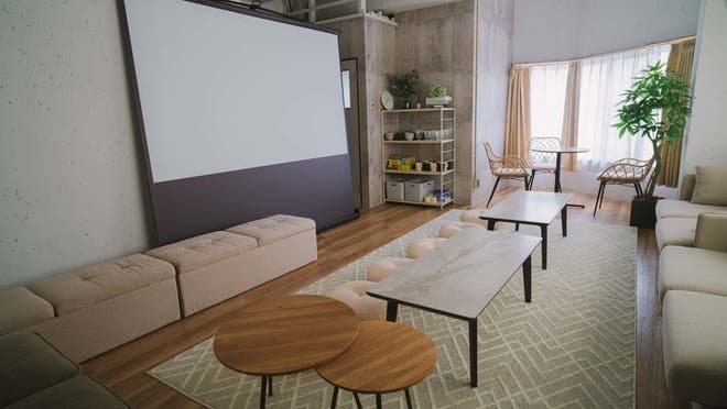 【R7.6.24エアコン新調】天文館駅から徒歩3分✨ 有名ゲーム機/100インチスクリーン、プロジェクター/鍋・たこ焼き器も!の写真10