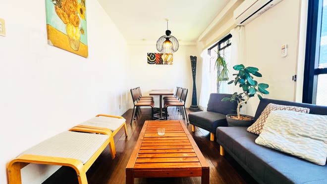 堀江のマンション最上階を独占✨隣に部屋なし🎵ゴミ捨て無料🎵駅徒歩1分👀心斎橋・四ツ橋駅近🎵広々芝生々テラス🌱⭐️の写真5