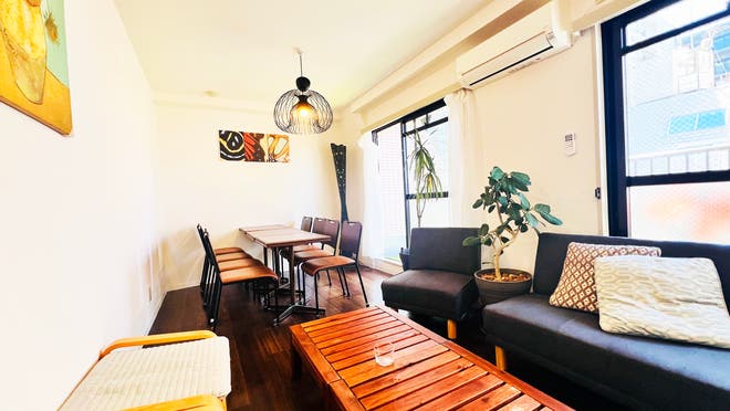 堀江のマンション最上階を独占✨隣に部屋なし🎵ゴミ捨て無料🎵駅徒歩1分👀心斎橋・四ツ橋駅近🎵広々芝生々テラス🌱⭐️の写真6