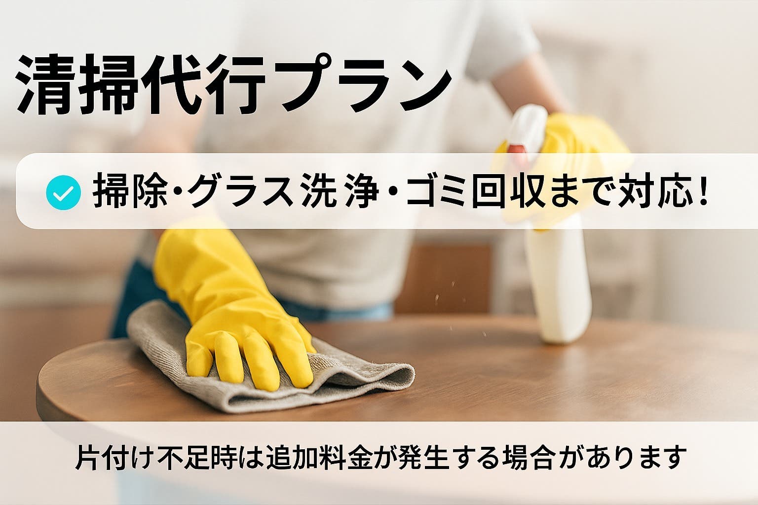 清掃代行プラン（〜5名）の画像1