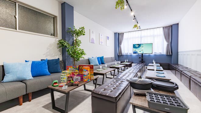 NEW🎉クリスマス🎄最大45名🉐駅1分🚋忘年会🍺大人気ゲーム機🎮女子会💗タコパ🐙24H🏪Indigo西梅田の写真1