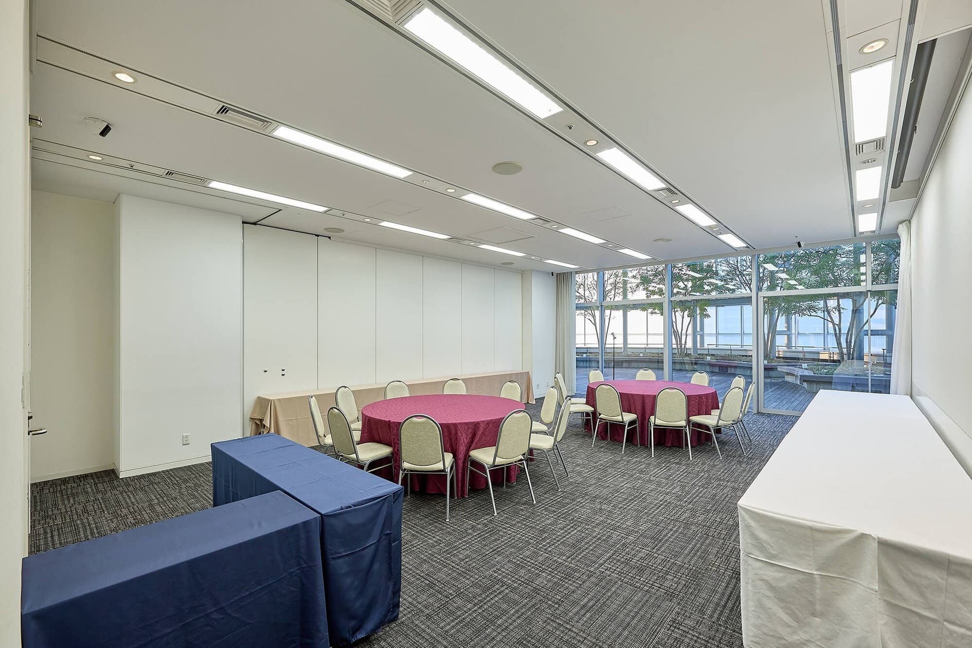 ブリーゼプラザ 802号室 最大48名収容【JR大阪駅に直結！ウインドー越しに屋上庭園や空が見える明るく開放的な会議室】の写真5