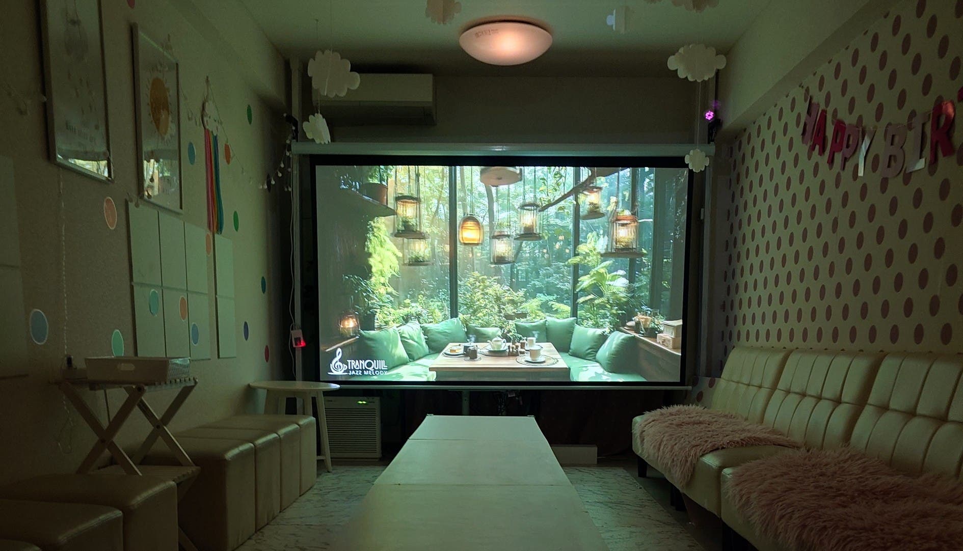 ゴミ捨て(4,000円)無料🌈100㌅プロジェクター&65型TV🎉ゲーム🎮️学割👩‍🎓🌈最大20名🌈安心の1階の写真16