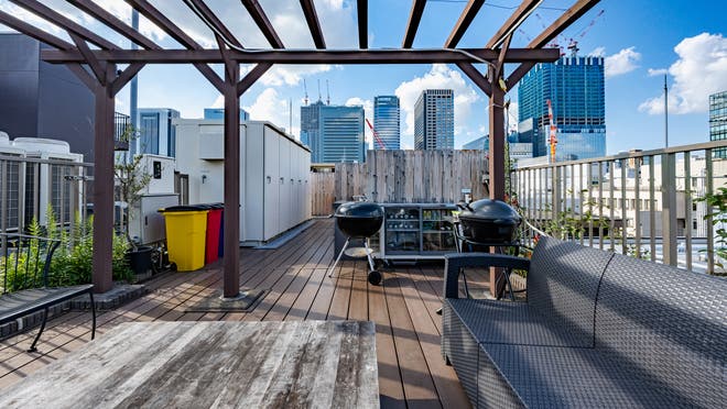 茅場町駅より徒歩3分!ルーフトップで都会を堪能するBBQ♪の写真3