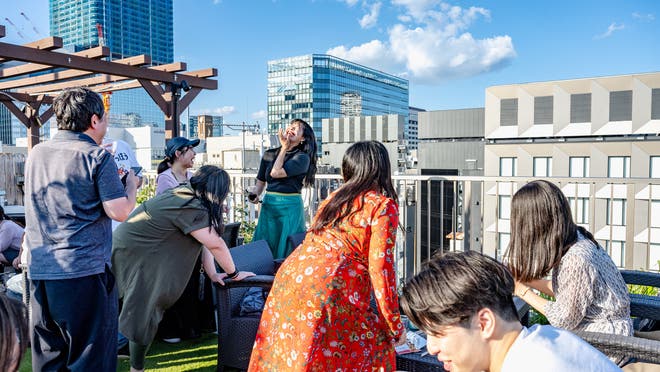 茅場町駅より徒歩3分!ルーフトップで都会を堪能するBBQ♪の写真7