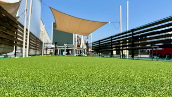 【完全貸切】屋外人工芝スペース(ドックランなどに♪)の写真4